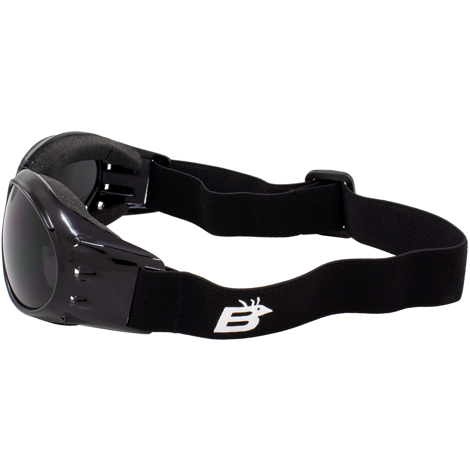 Birdz Eyewear Eagle Padded Motorcycle Goggles Anti Fog 2 Pairs Black ...