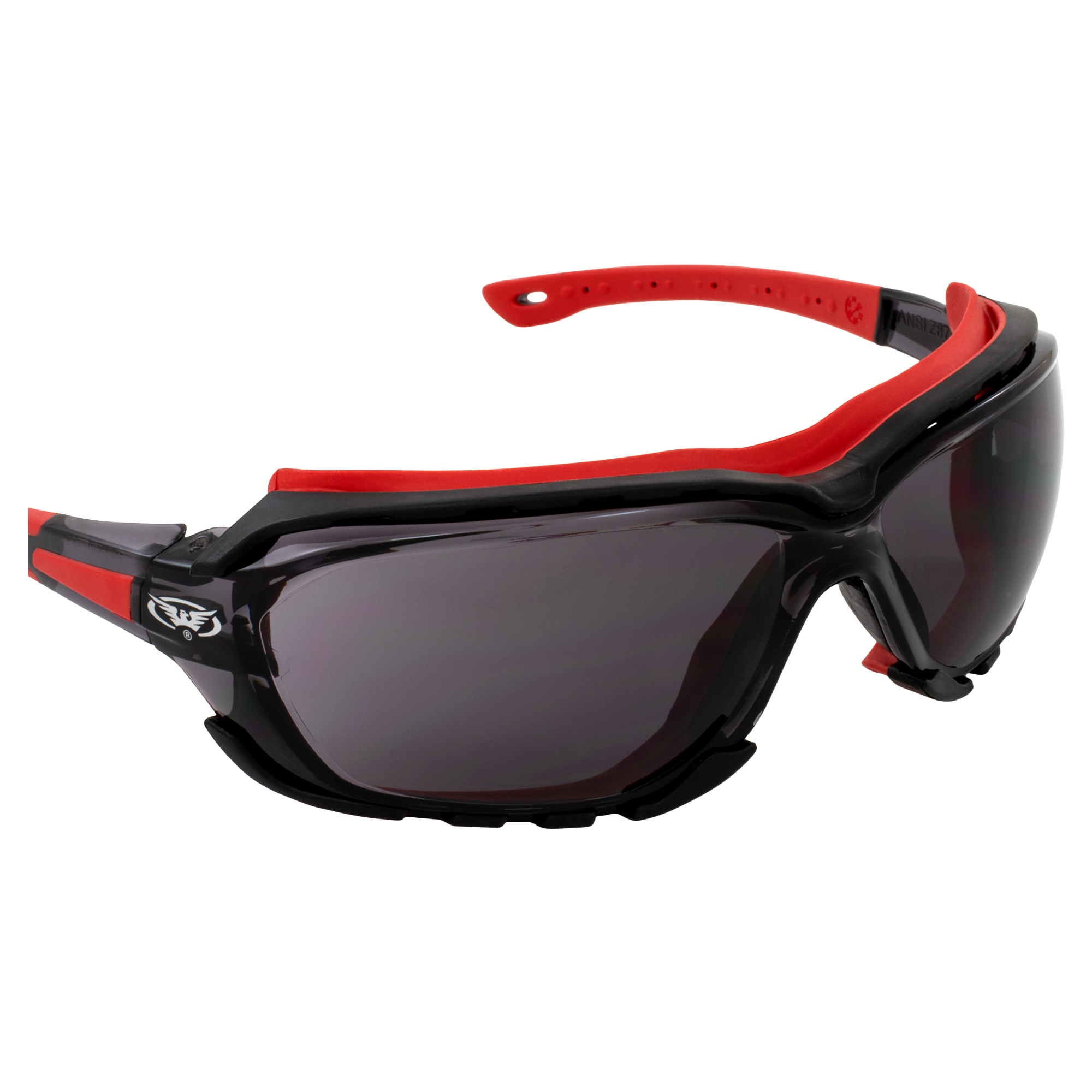 Global Vision Octane Anti-Fog Sport Motorcycle Sunglasses Red Frame w ...
