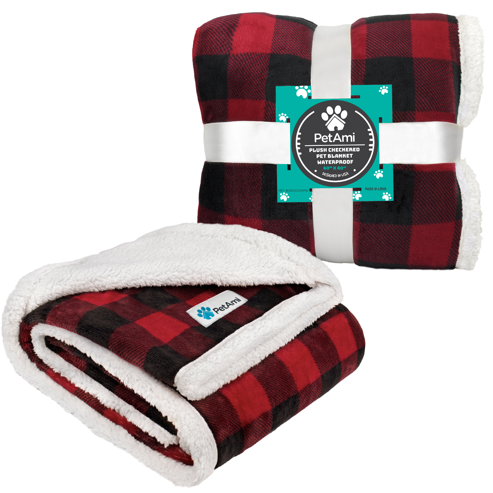 WATERPROOF Dog Blanket Pet Throw Couch Protect Furniture Bed S M Dog ...