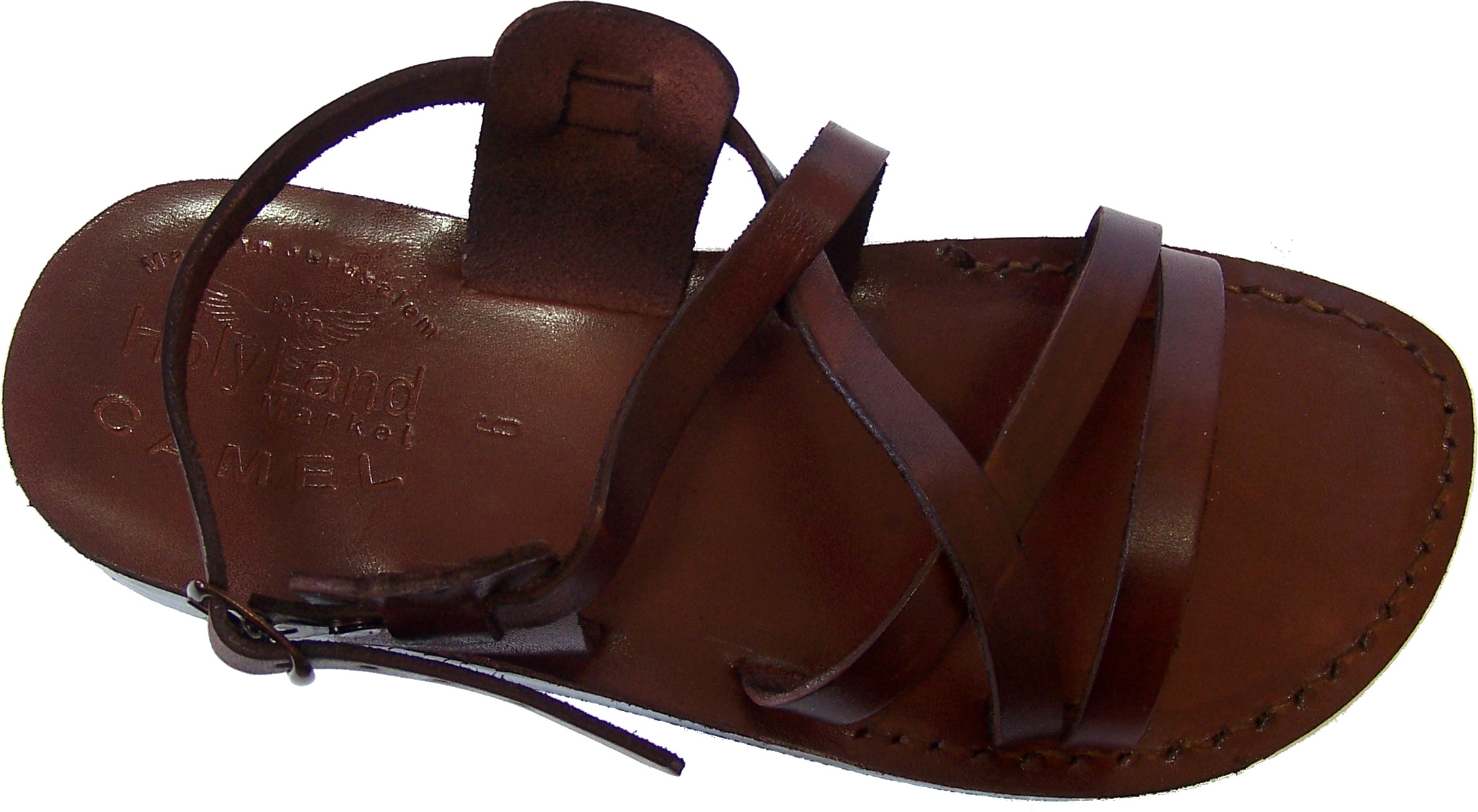 Holy Land Market Unisex Genuine Leather Biblical Sandals (Jesus) Yashua ...