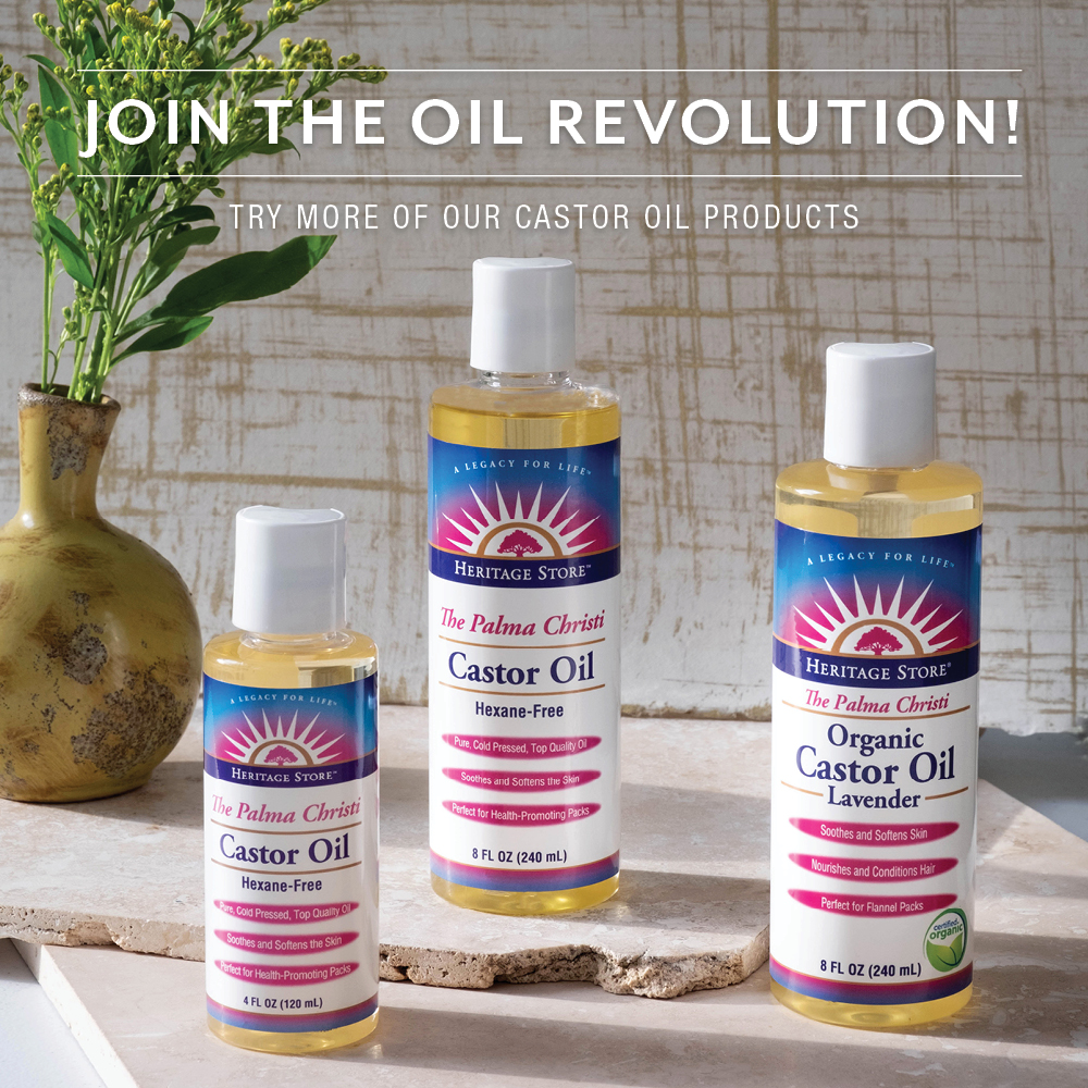 Heritage Store Organic Castor Oil Cold Pressed 16oz Ebay