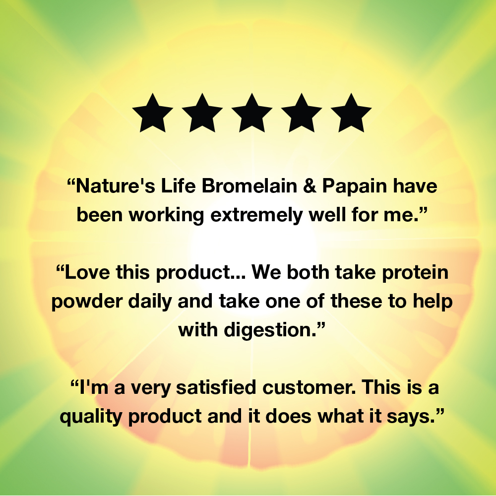 Nature's Life Bromelain & Papain | Proteolytic Enzymes (100 CT) | eBay