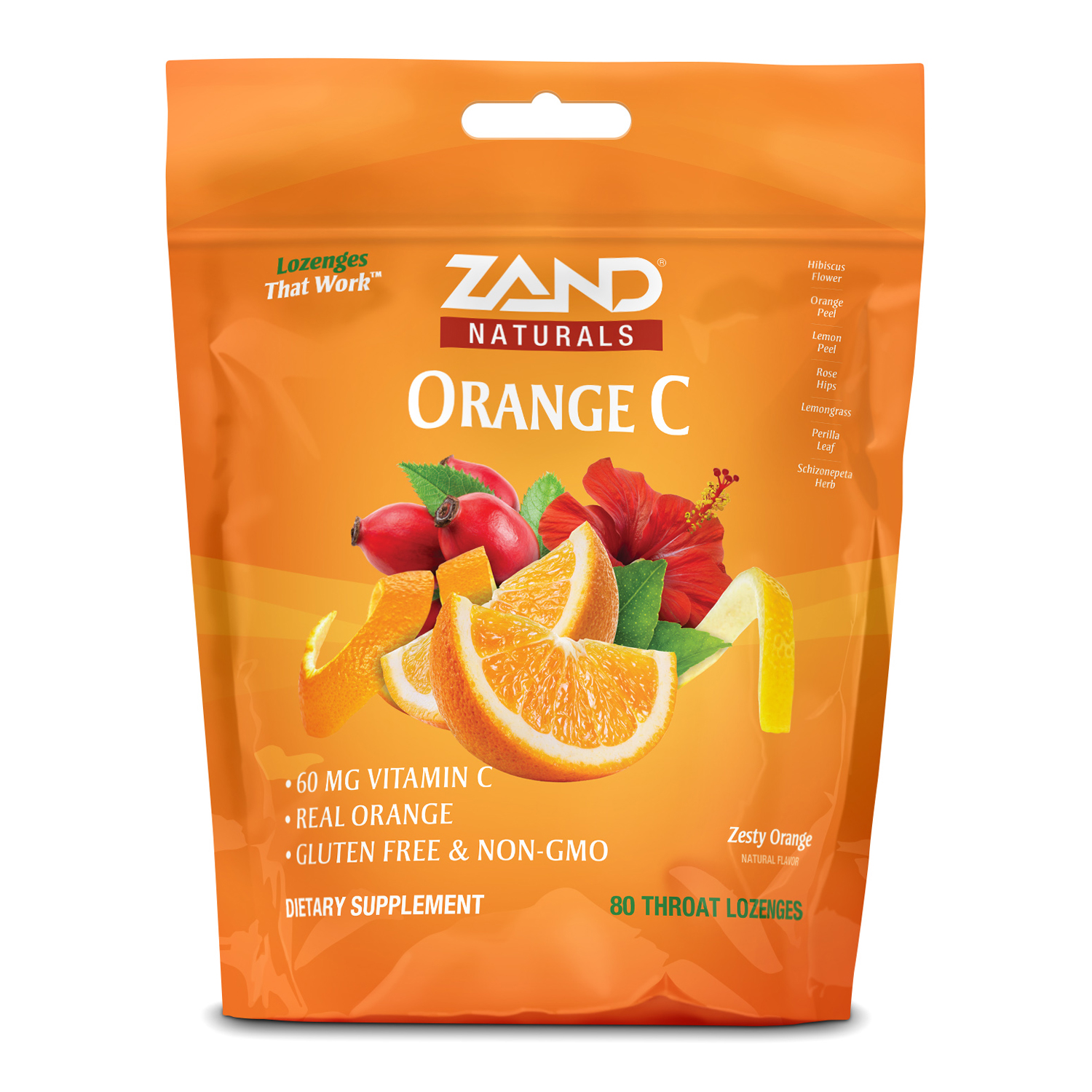 ZAND Herbalozenge Orangeorange C Zesty Orange 80 Lozenges for sale ...
