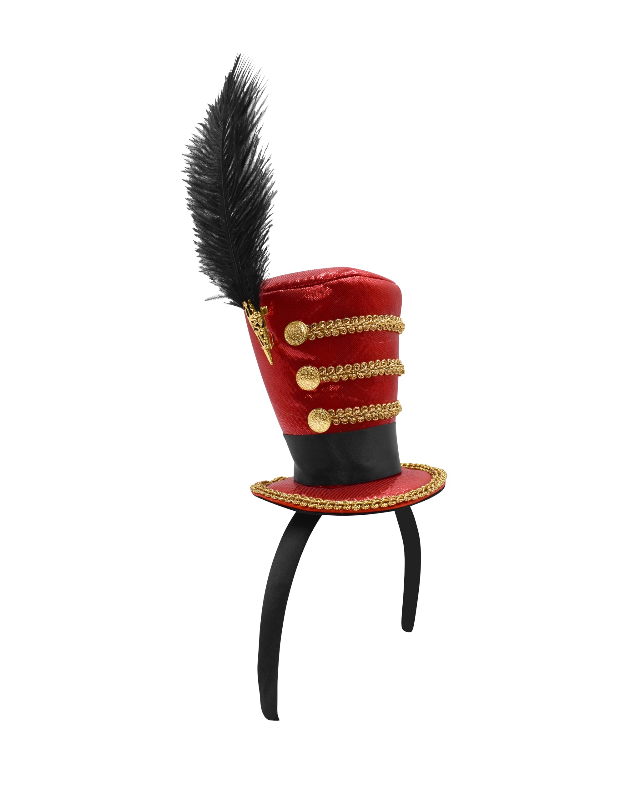 Ringmaster Hat Majorette Mini Top Hat Headband Toy Soldier Circus ...