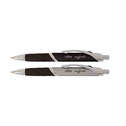 8 FORAY Wayfinder Retractable Ballpoint Pens 1.0 Mm Black Ink 4 X 2-pk ...