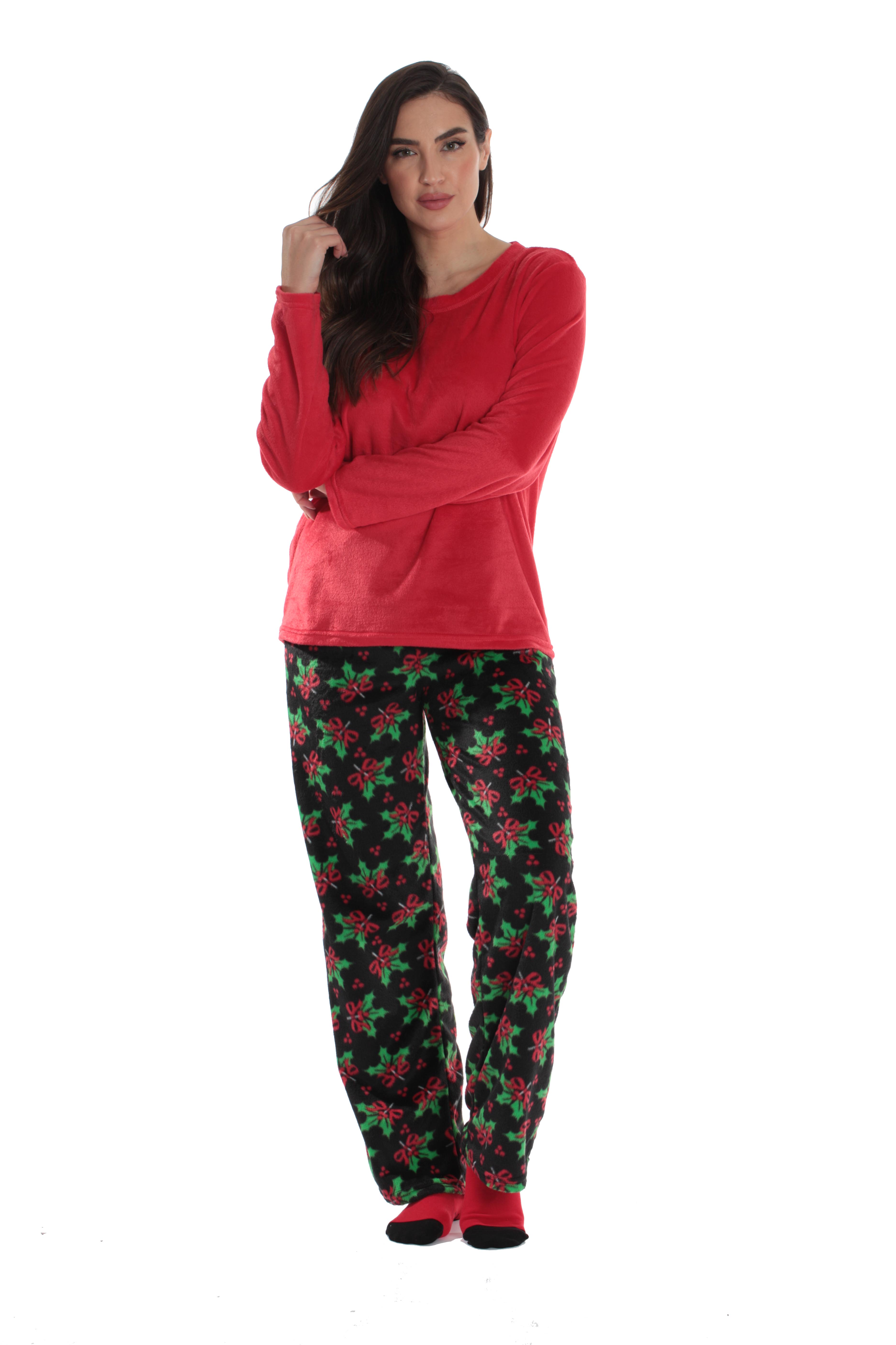 Just Love Womens Microfleece Pajama Pants Set with Socks 6734-10 | eBay