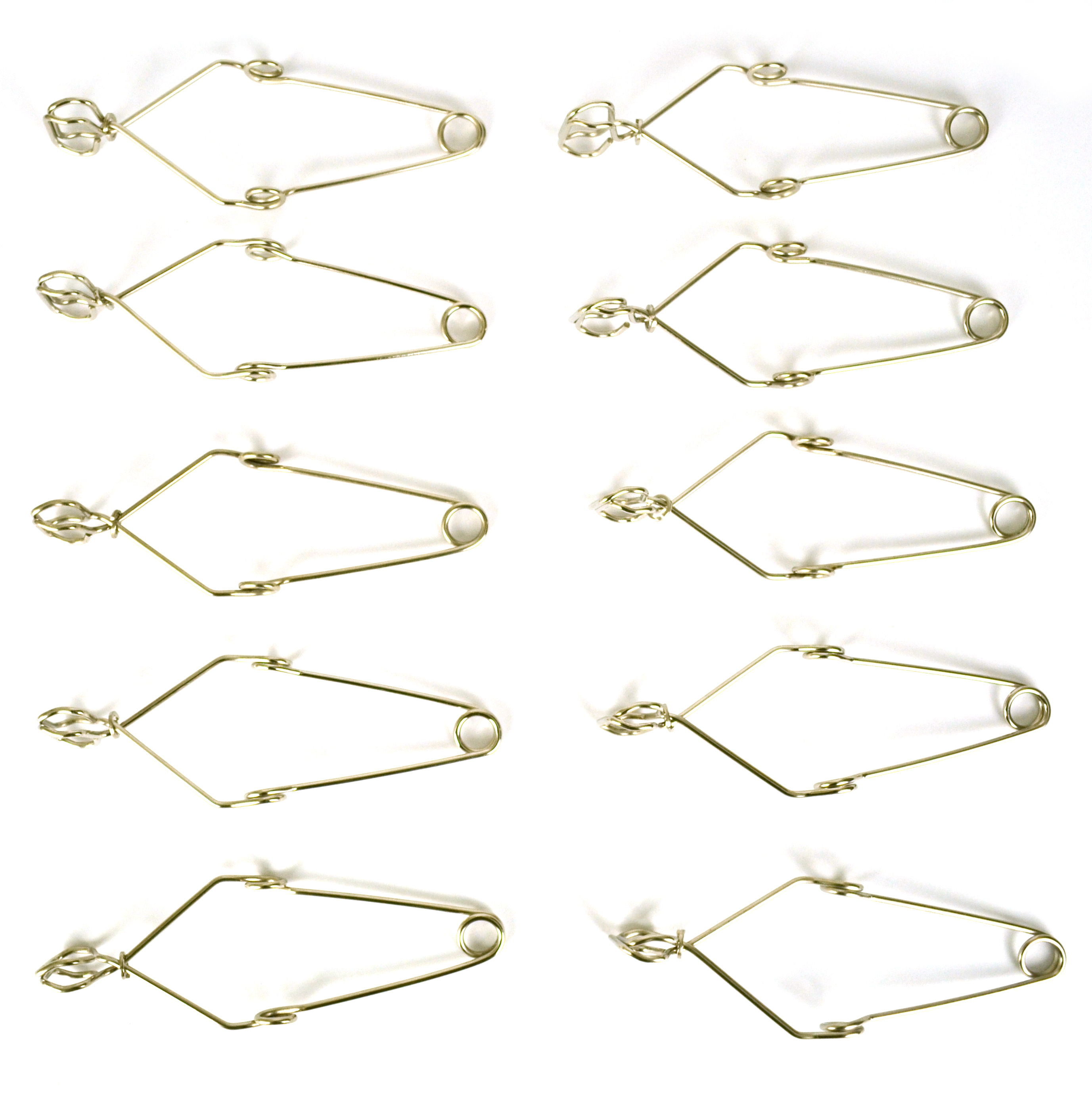 (10) Stoddard Test Tube Clamp, Stainless Steel with Finger Grips, 6 ...