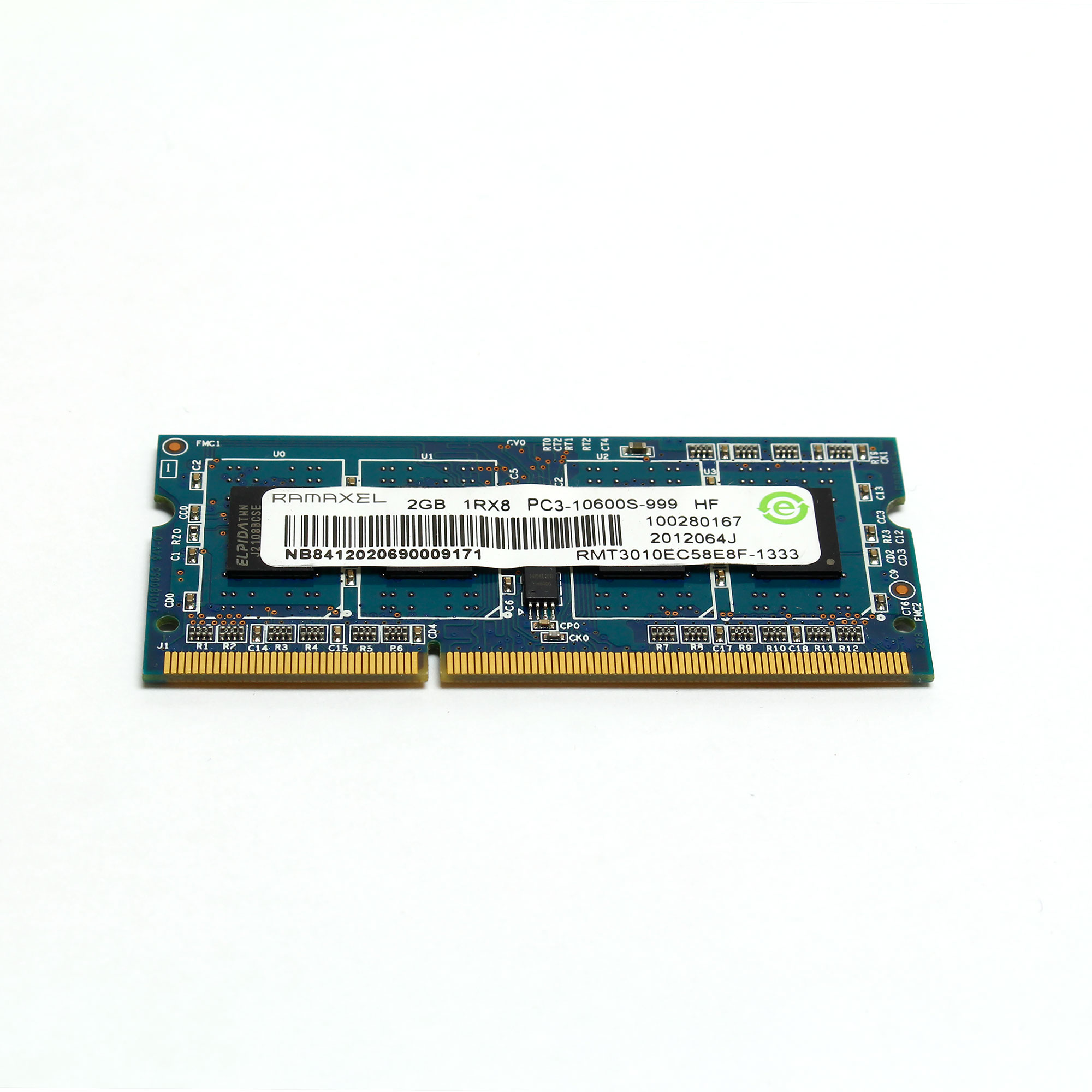 Rmt3010ec58e8f-1333 Ramaxel Laptop Memory 2gb Pc3-10600s for sale ...