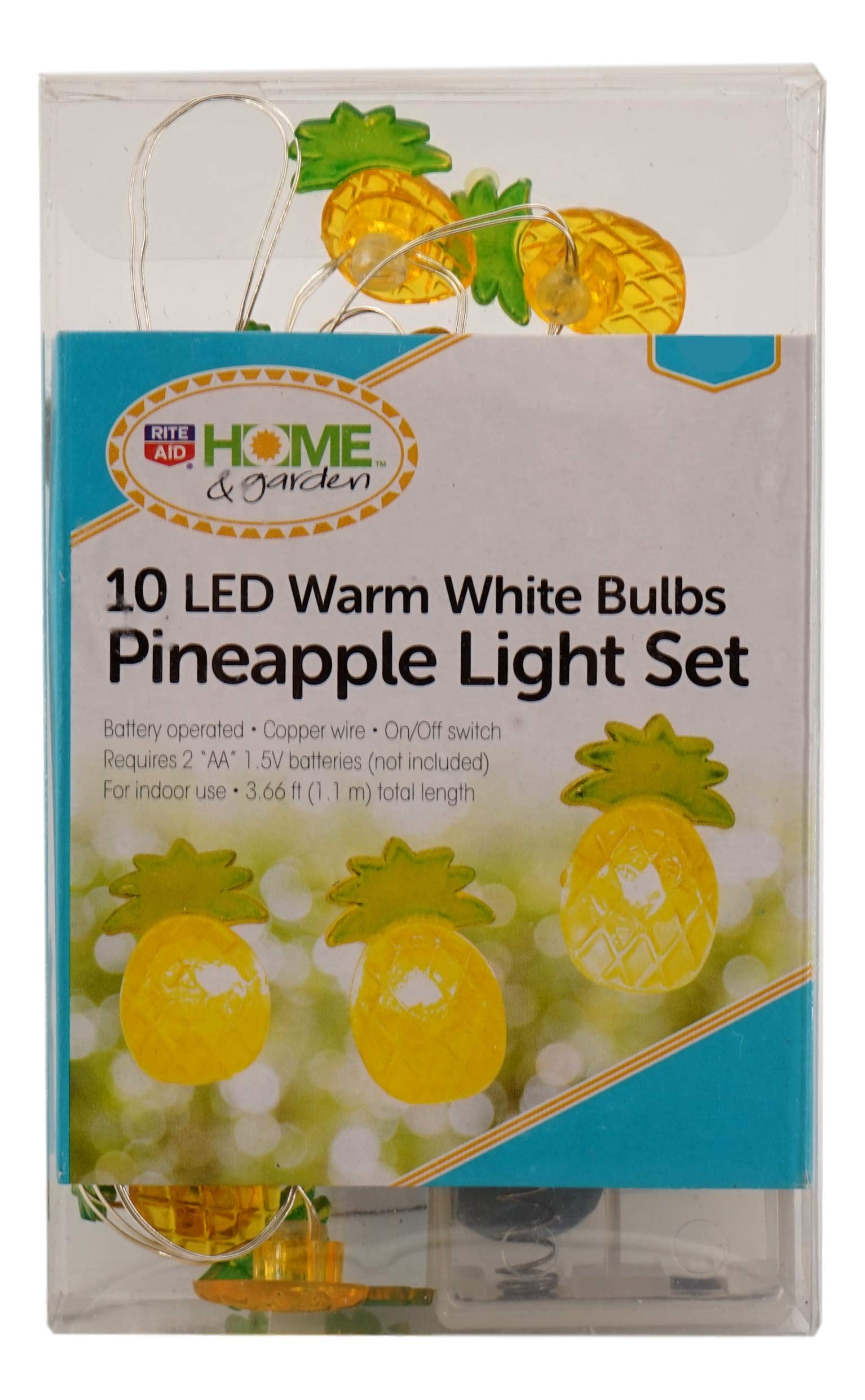 Pineapple Mini LED Light Sets (3 Pack, 3.6 ft Long) Battery Operated | eBay