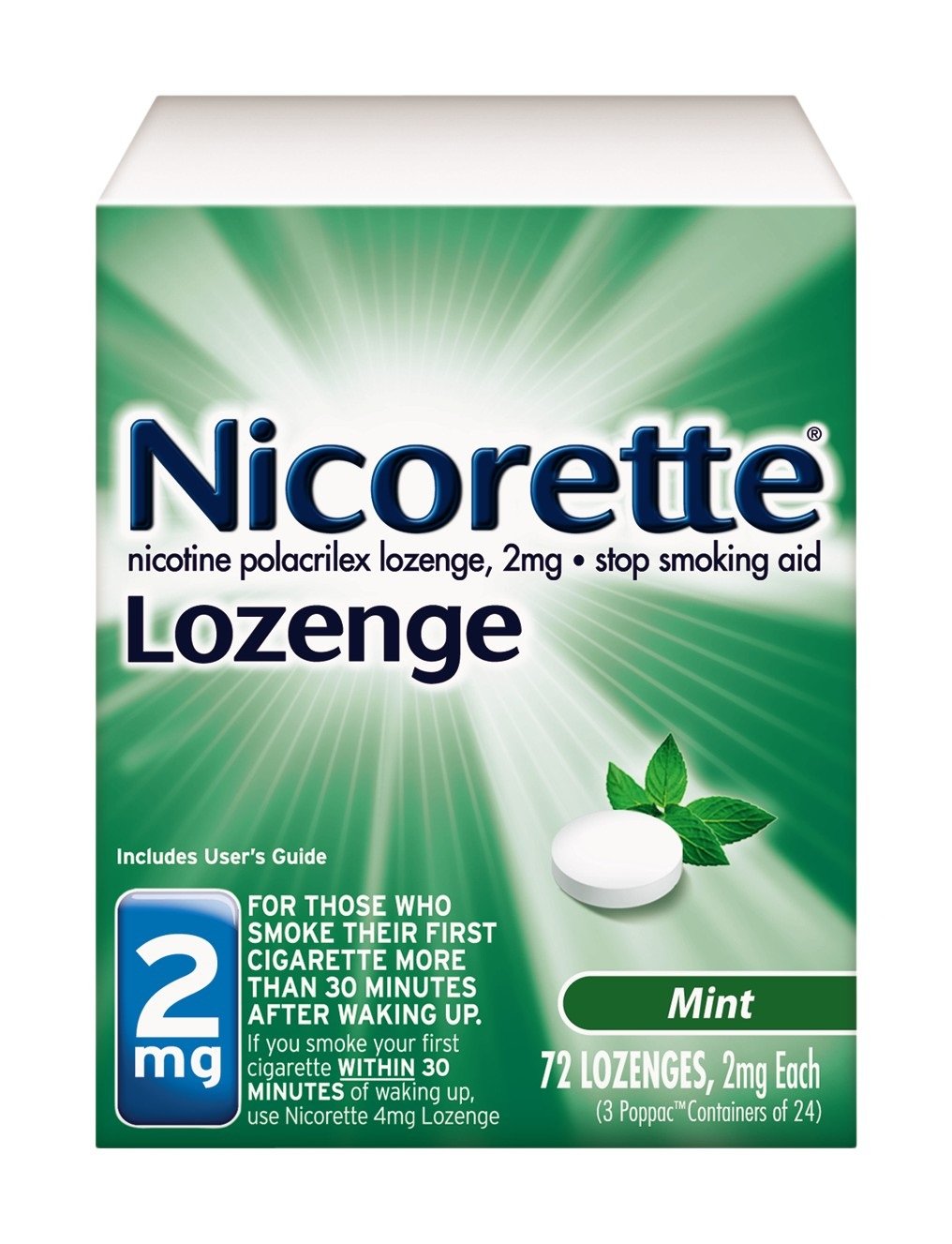 2 Pack - Nicorette Nicotine Lozenge, 2mg, Mint, 144 Total EXP 02/2020 ...