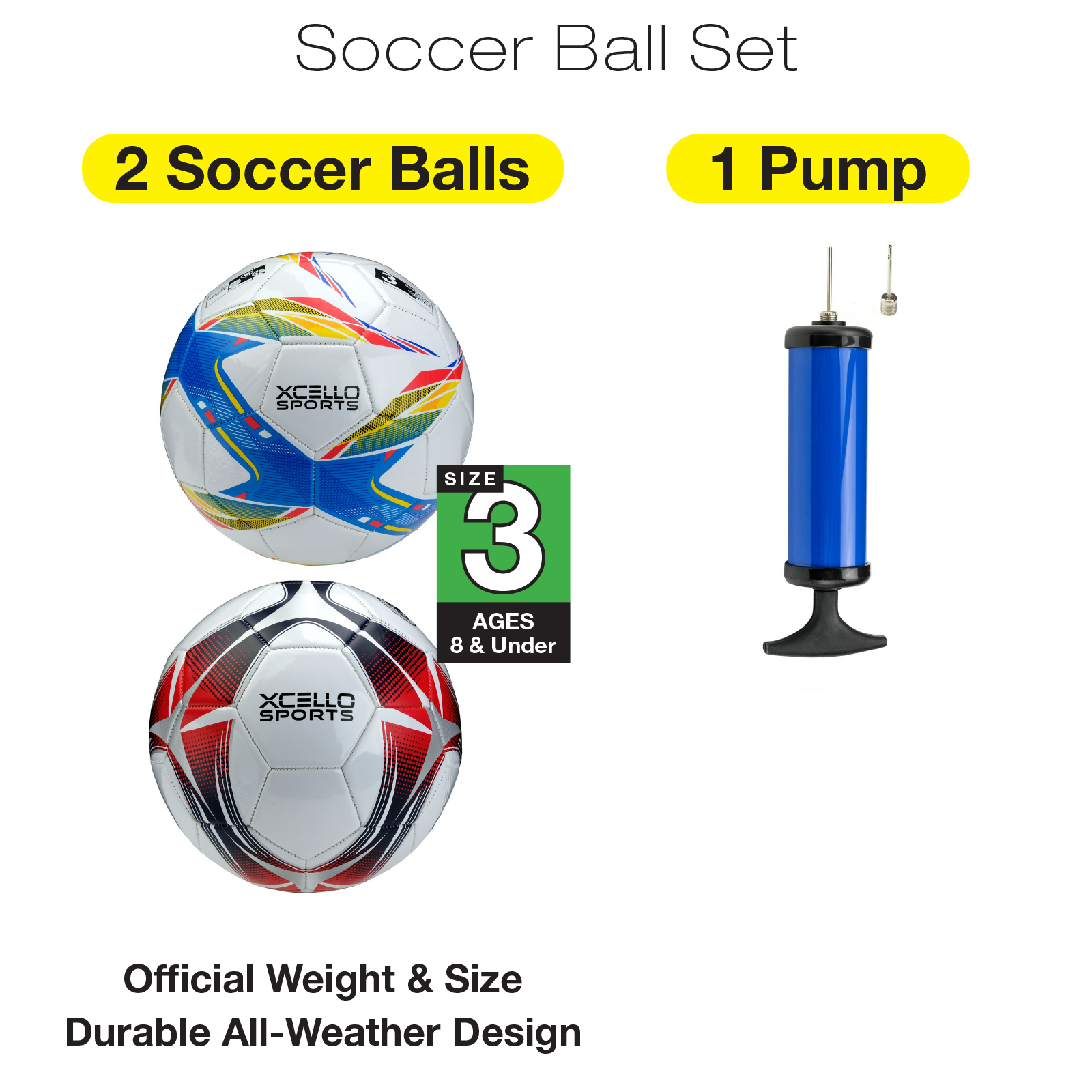 Two Soccer Ball Logo