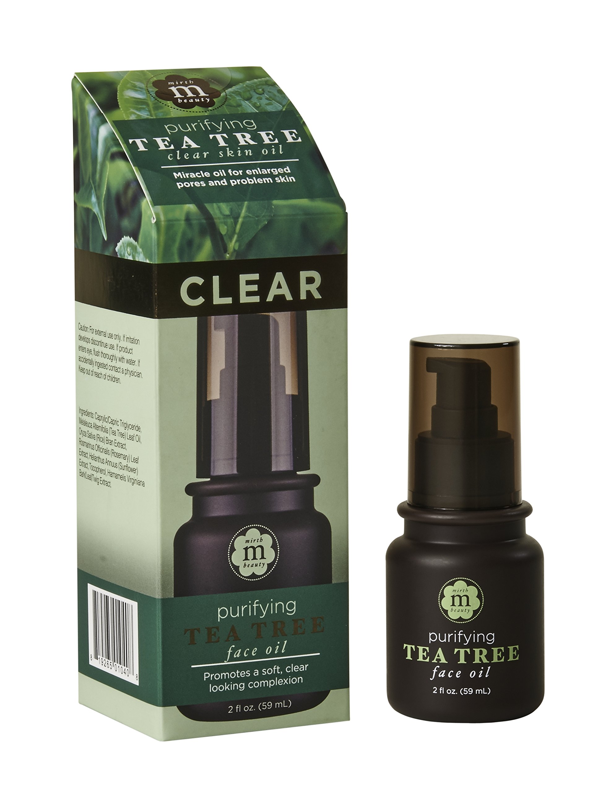 Mirth Beauty Purifying Tea Tree Face Oil 2 Fl Oz (59mL) | eBay