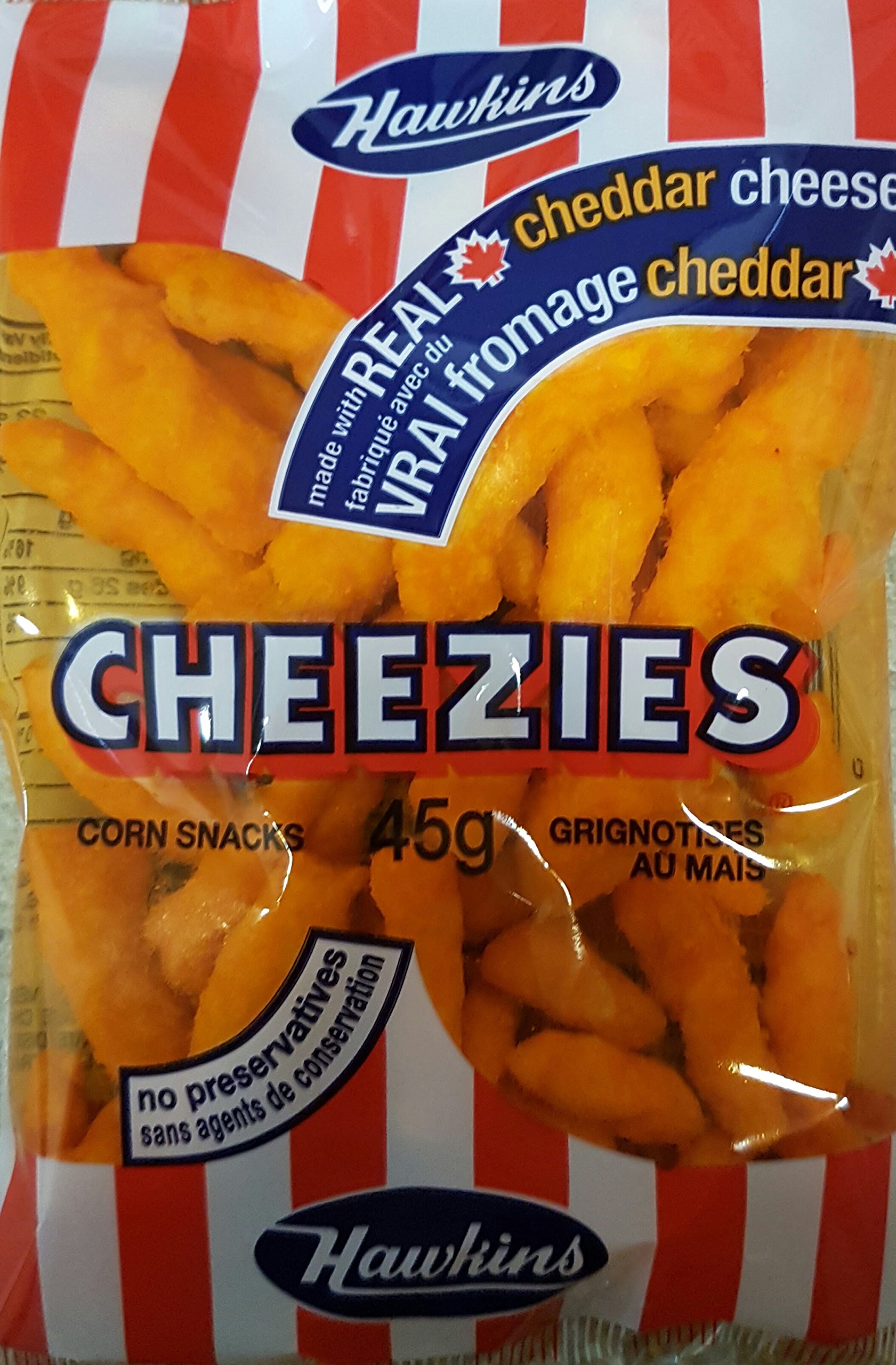 Hawkins Cheezies Corn Snacks, 45g/1.6oz., Bag {Imported from Canada} | eBay