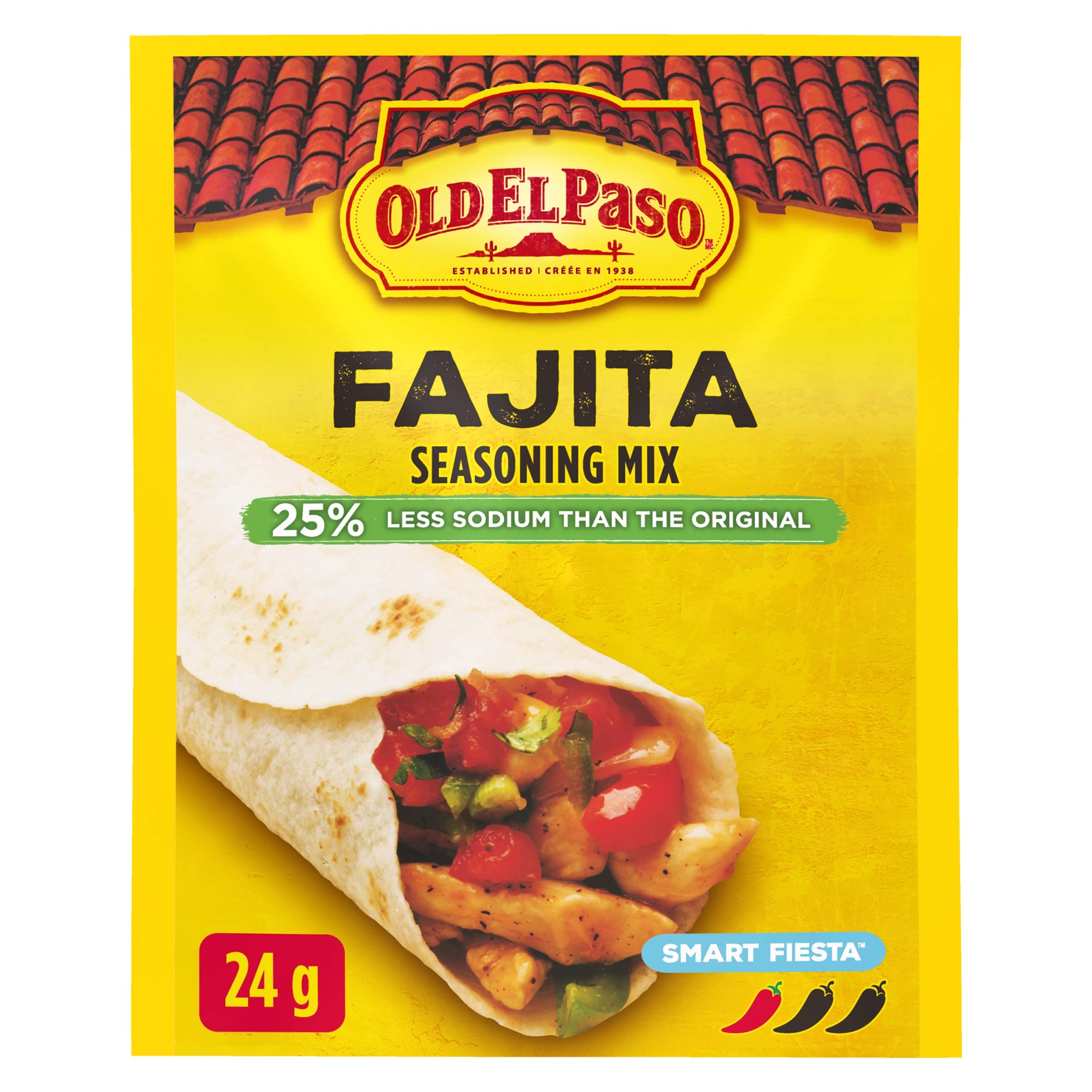 Old El Paso Reduced Sodium Fajita Seasoning 24g08oz Imported From Canada Ebay