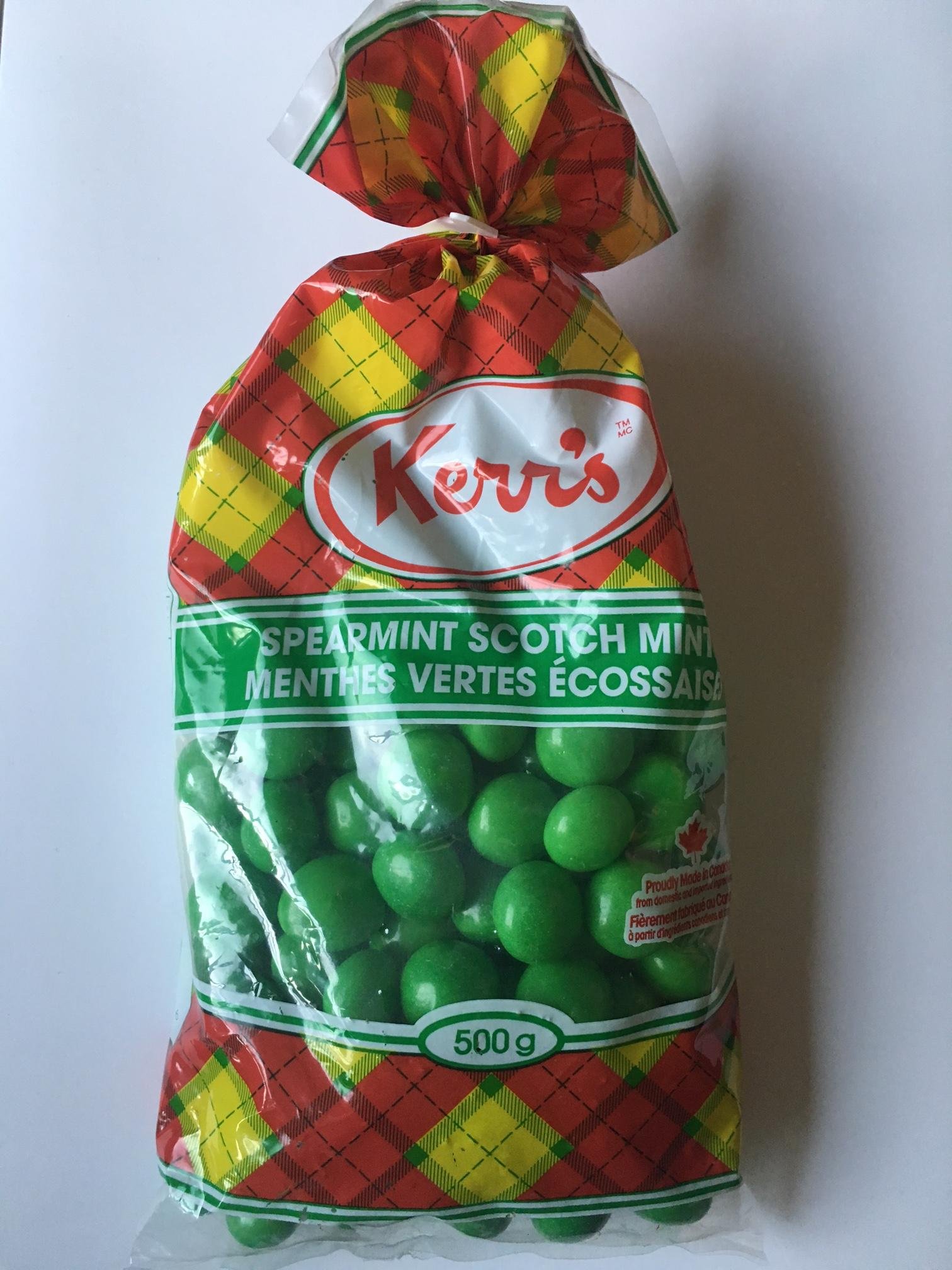 Kerrs Spearmint Scotch Mints 500g/17.63oz Imported from Canada ...