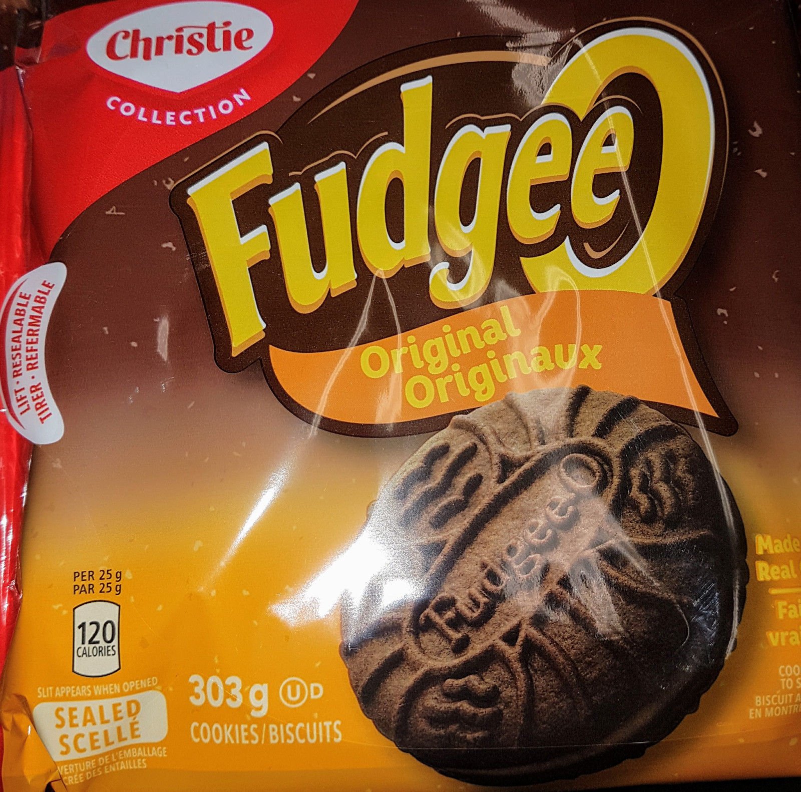 Christie Fudgeeo, Original, Cookies, 303g/10.68oz, 12ct, {Imported from ...