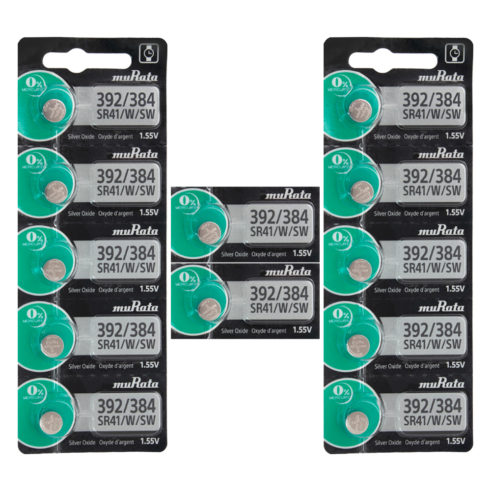 12 MURATA 392 384 SR41SW Watch Batteries | eBay