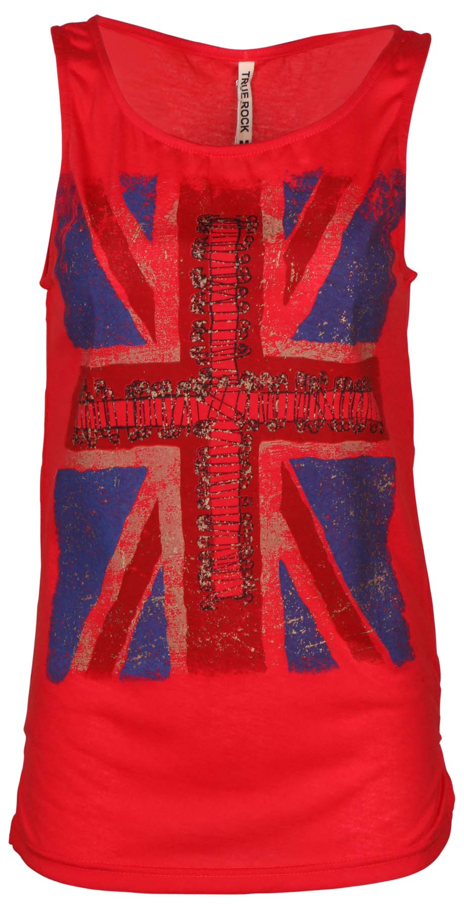 True Rock Jr Women's British Punk Flag Graphic Tank Top | eBay