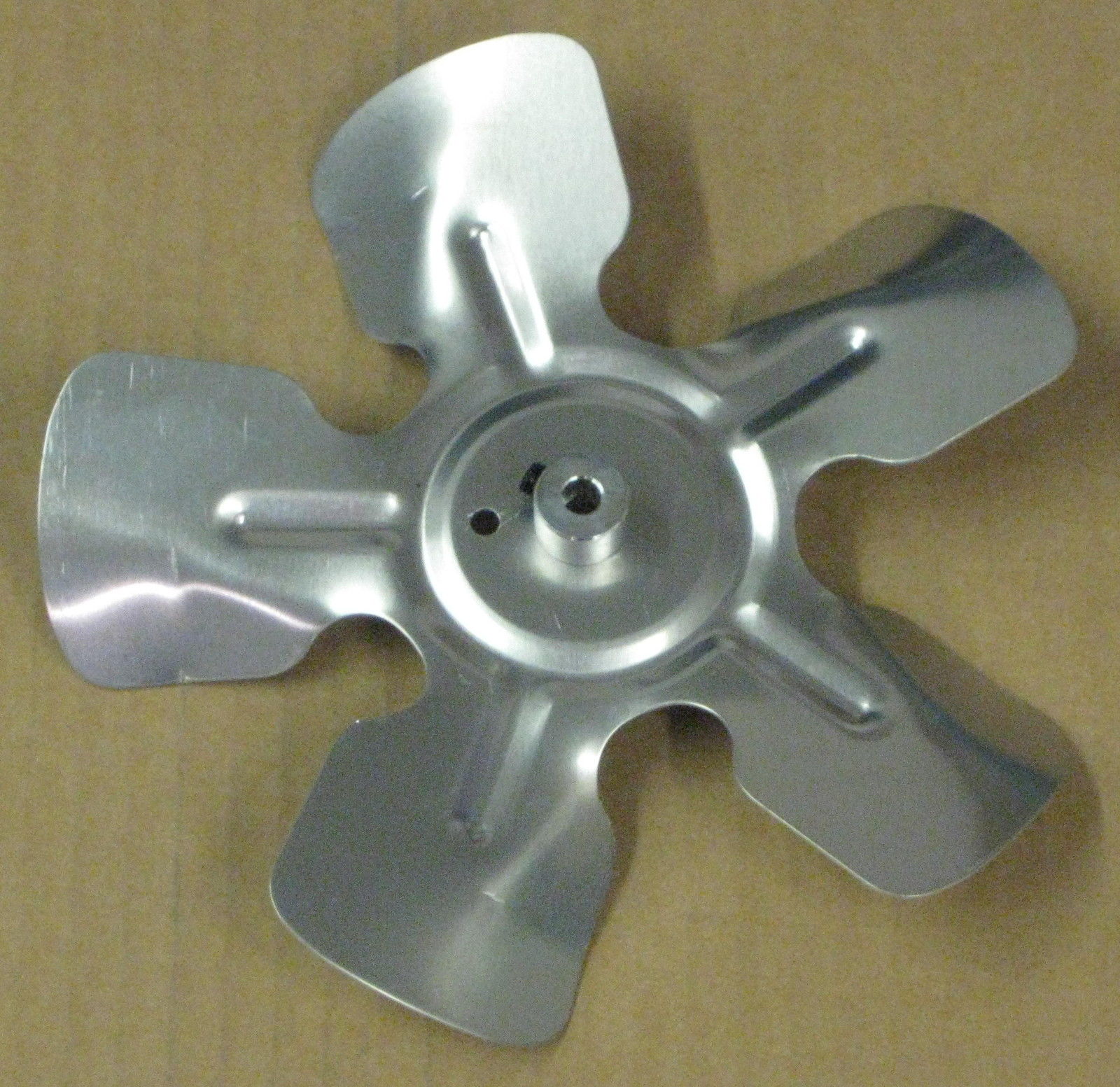 A60714 Metal Fan Blade 7" Diameter 5 Blades 1/4" Bore Hub CCW 27 Degree ...