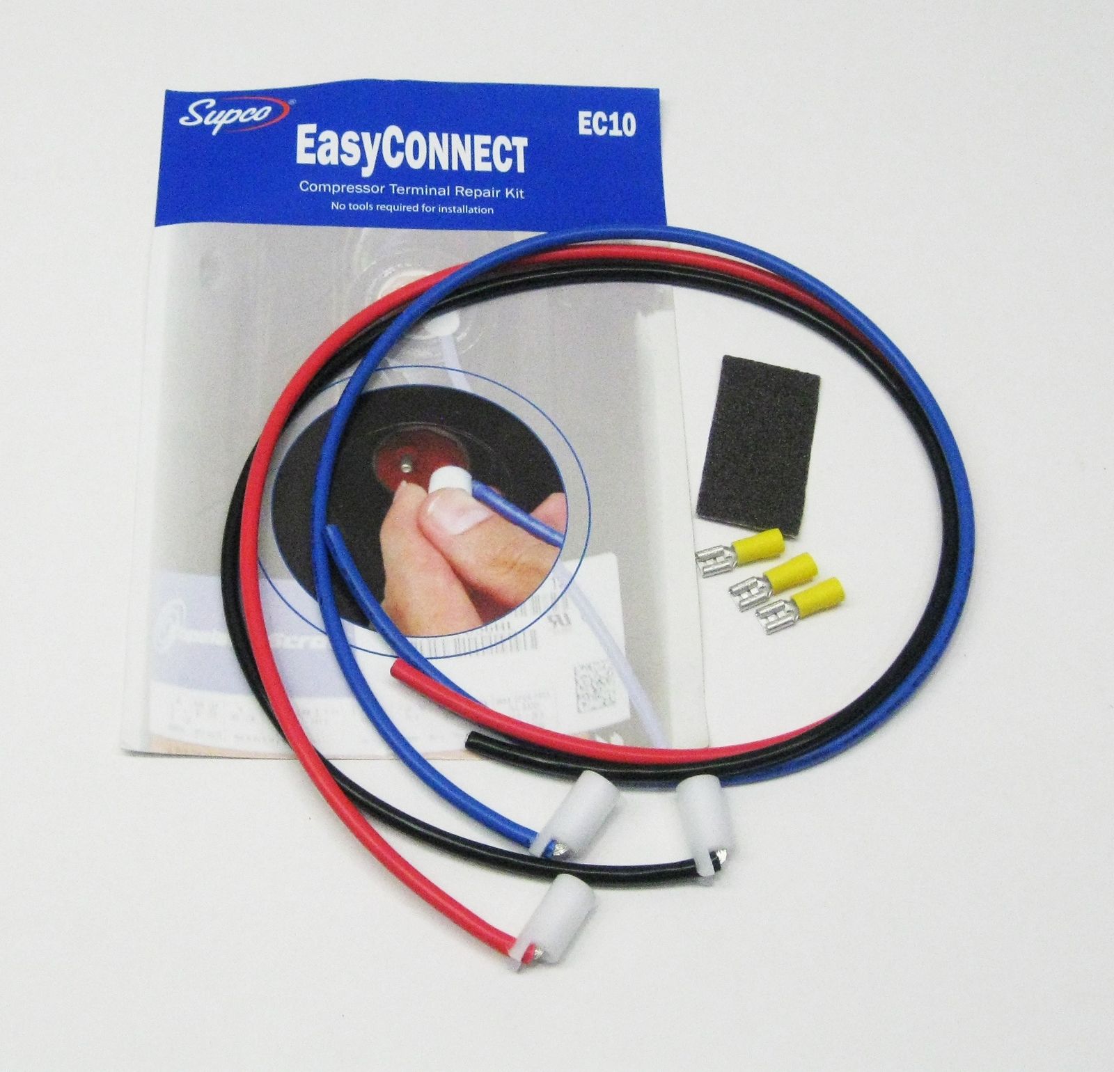 EC10 Supco Easy Connect Compressor Terminal Repair Kit 3- 2' 10 AWG ...