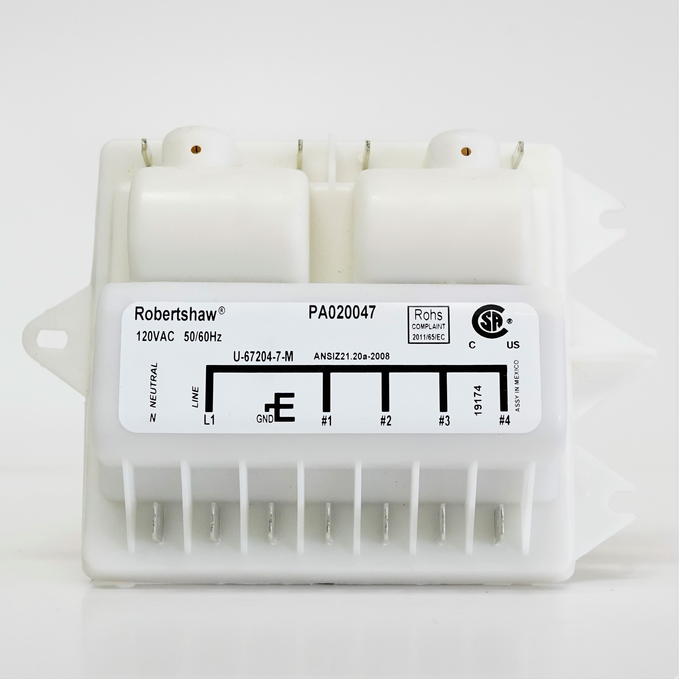 Robertshaw U-67204-7 Gas Oven Spark Ingition Module for Viking PA020047 ...